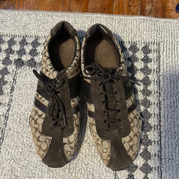 Coach | Shoes | Coach Suede Sneakers | Poshmark